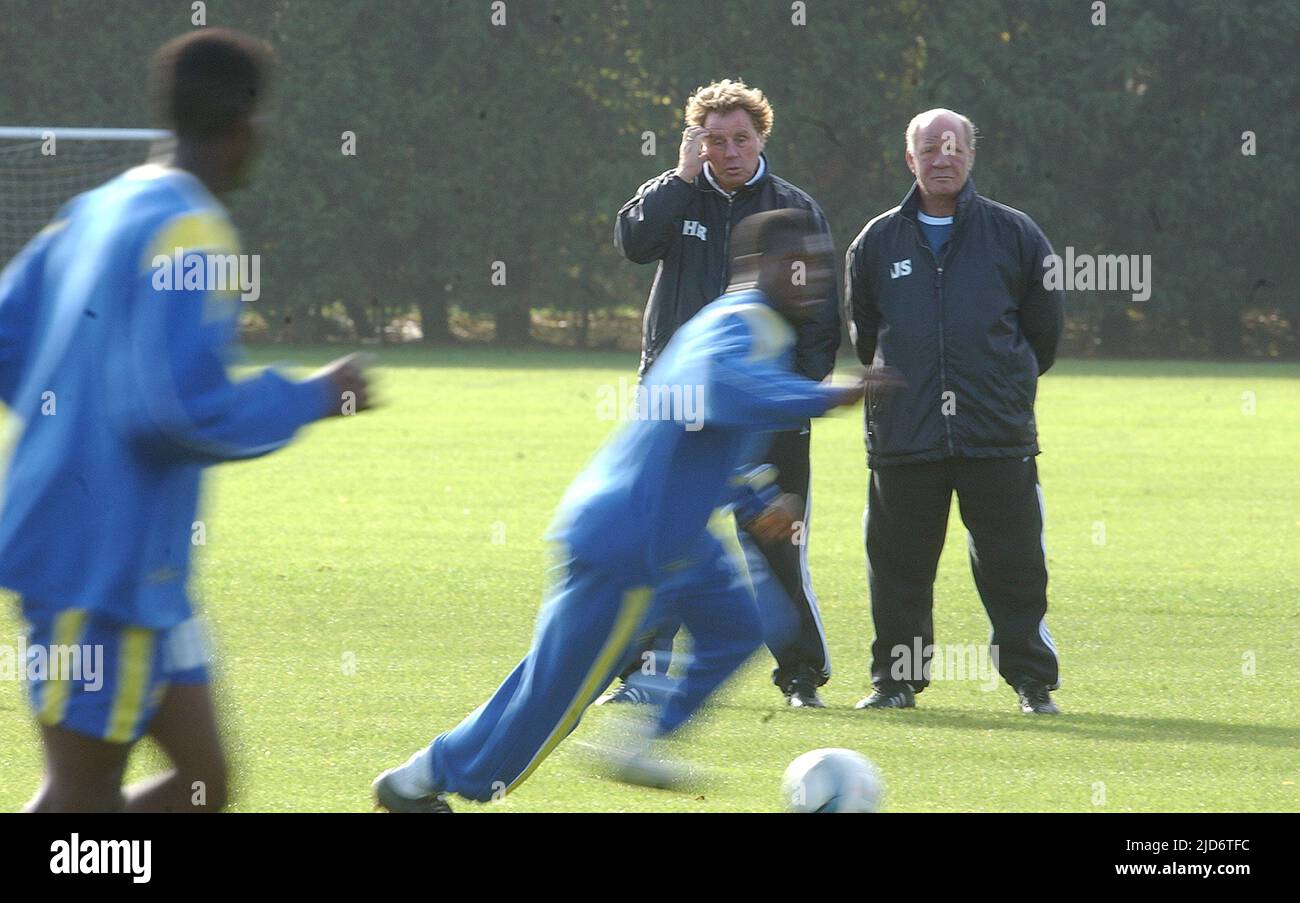 HARRY REDKNAPP AND JIM SMITH TRAINING 28-10-04 PIC MIKE WALKER, 2004 ...