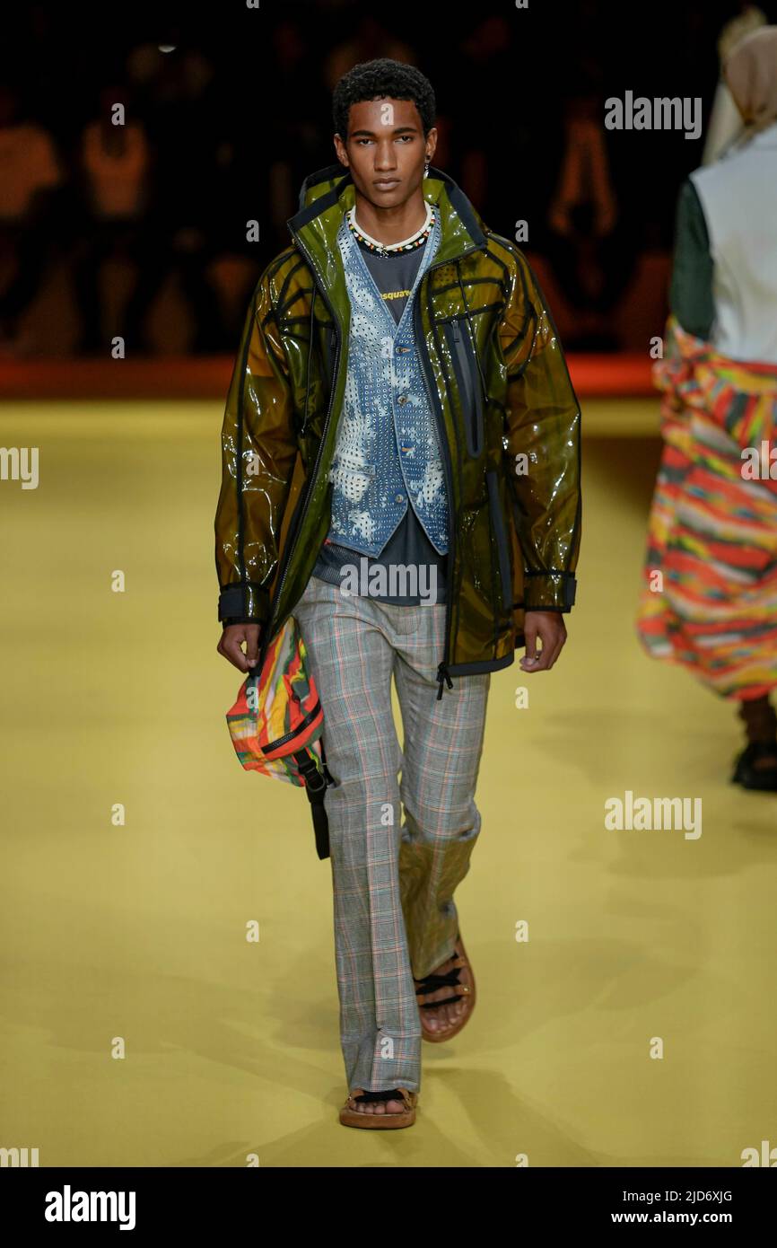 Milan, Italy. 17th June, 2022. Milan, Milan Fashion Week, men's spring ...