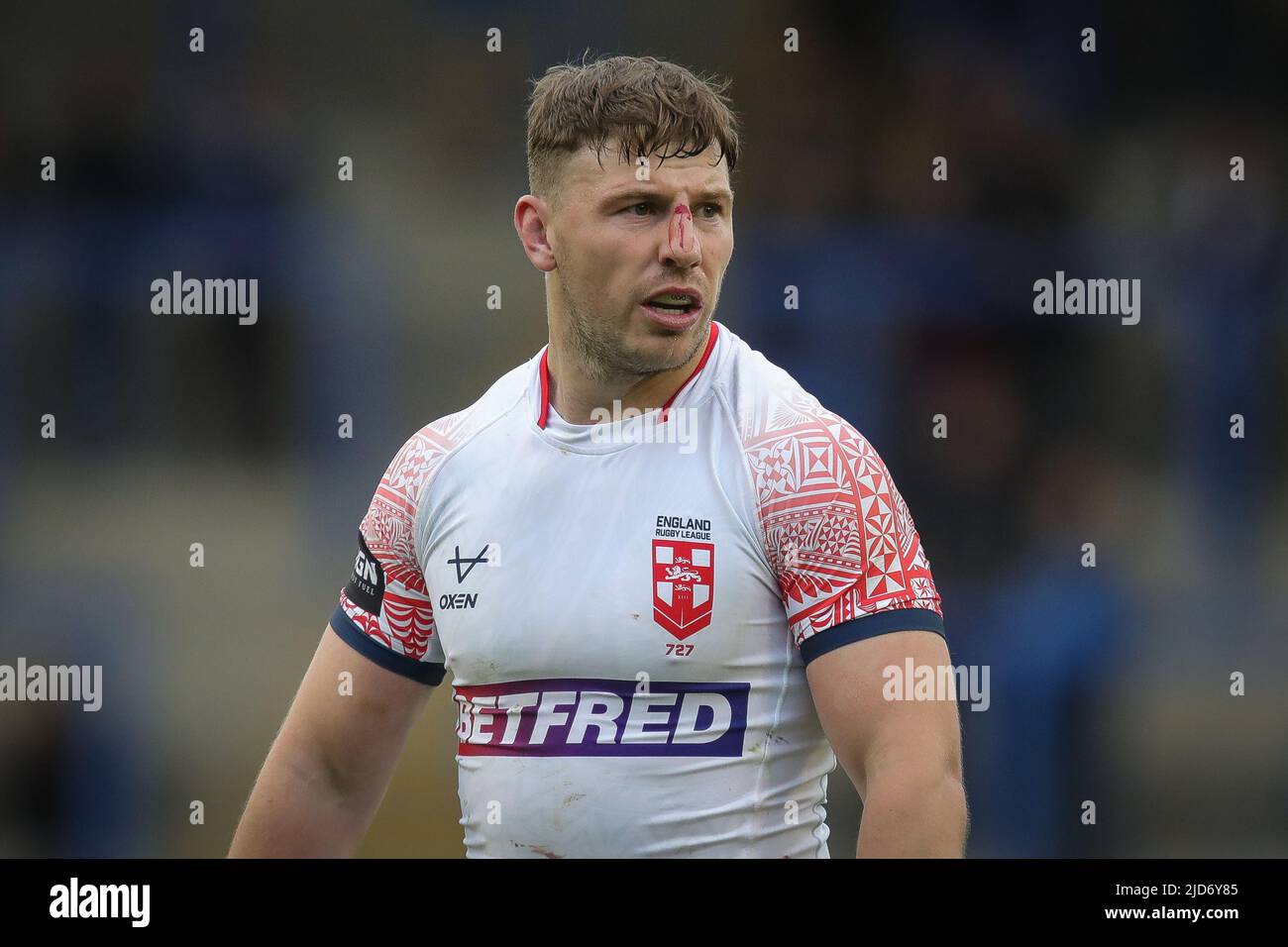 George Williams #7 of the England national rugby league team during the ...