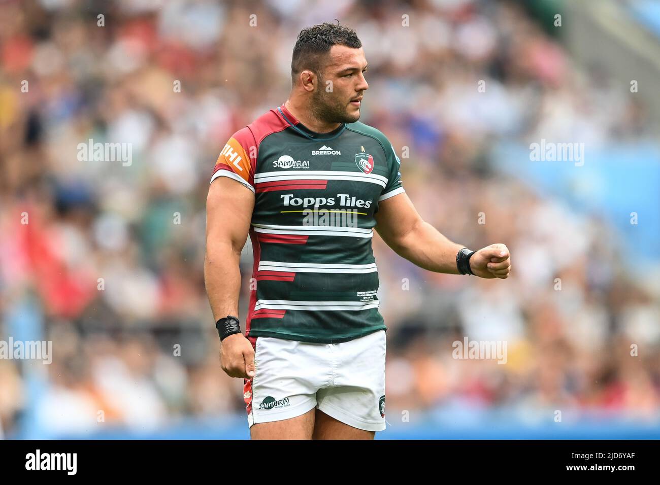 Ellis Genge #1 of Leicester Tigers during the game Stock Photo - Alamy