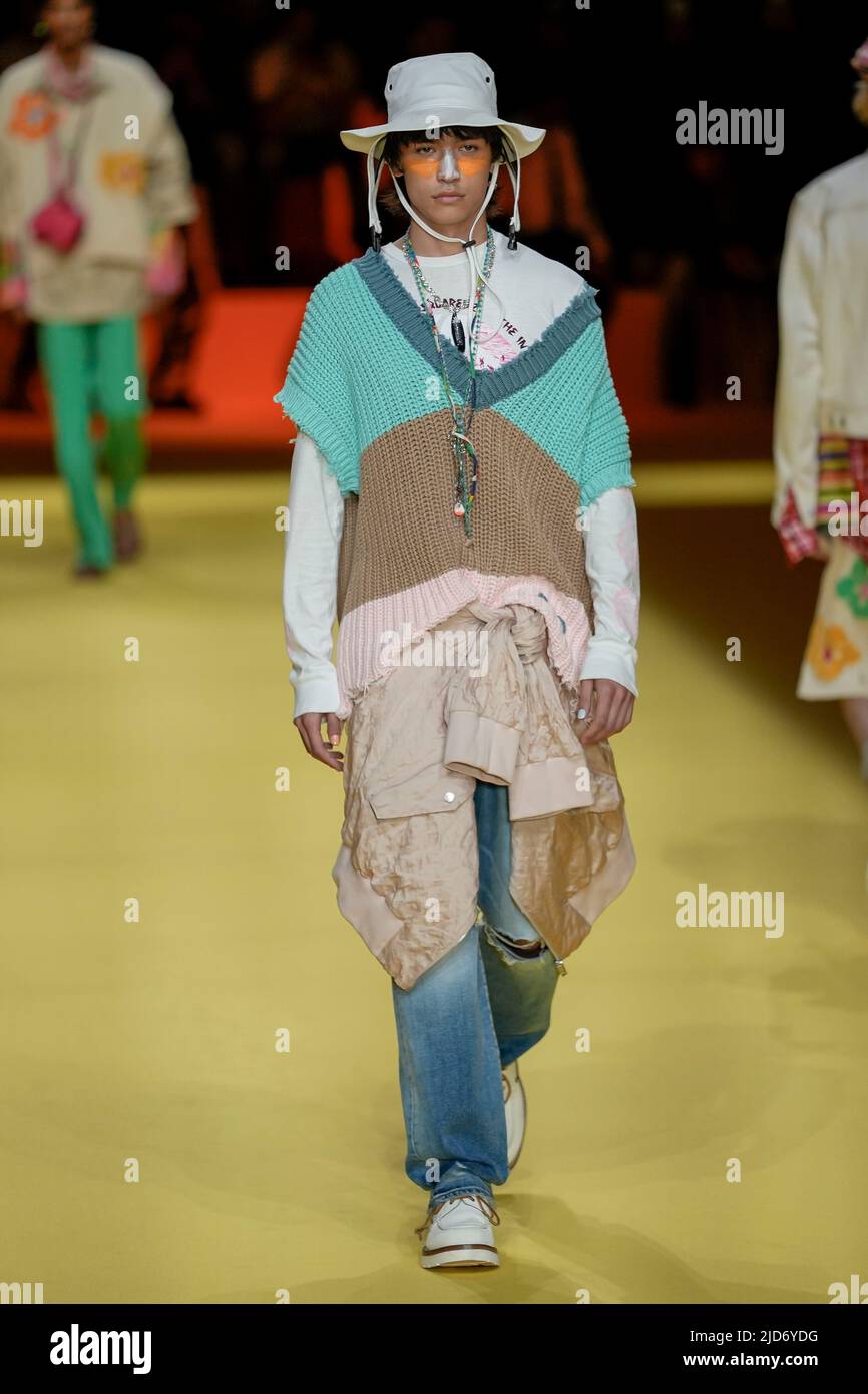 Milan, Italy. 17th June, 2022. Milan, Milan Fashion Week, men's spring ...