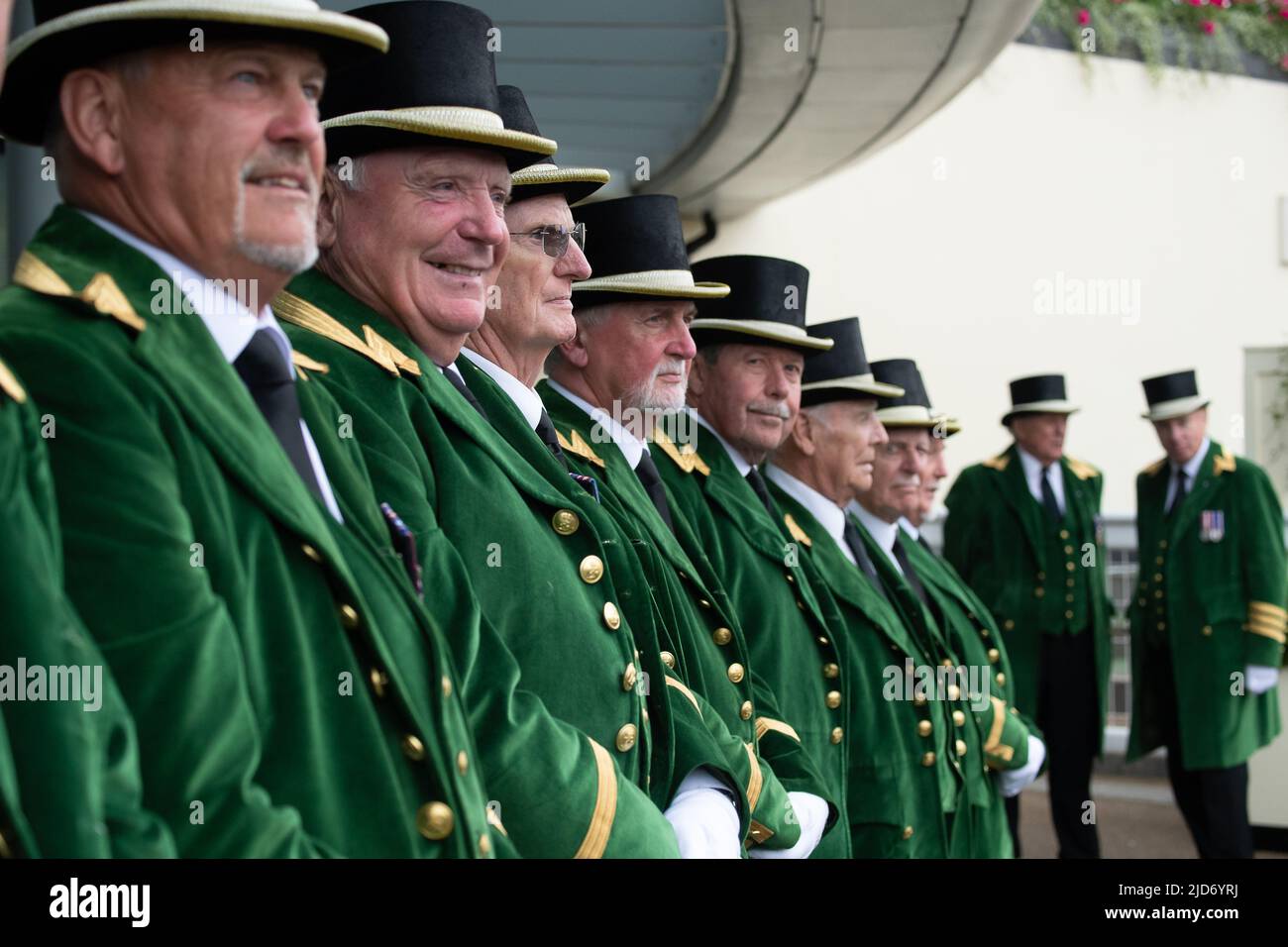 Ascot greencoats hi-res stock photography and images - Alamy