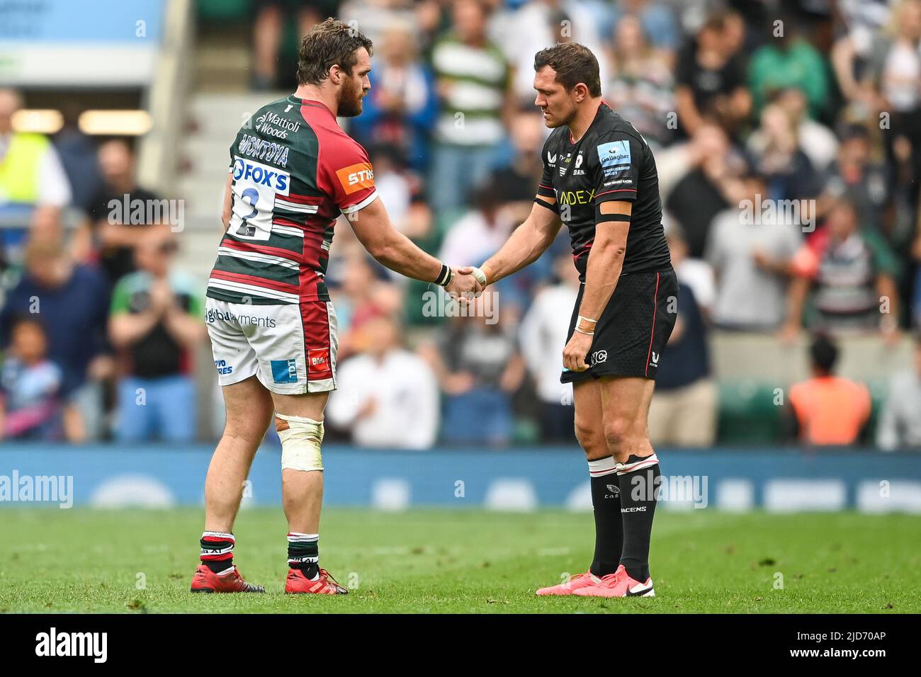 Julian montoya of leicester tigers hi-res stock photography and images ...