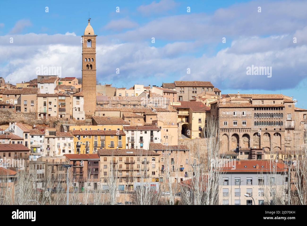 Tarazona is a beautiful village in Zaragoza province, Spain Stock Photo ...