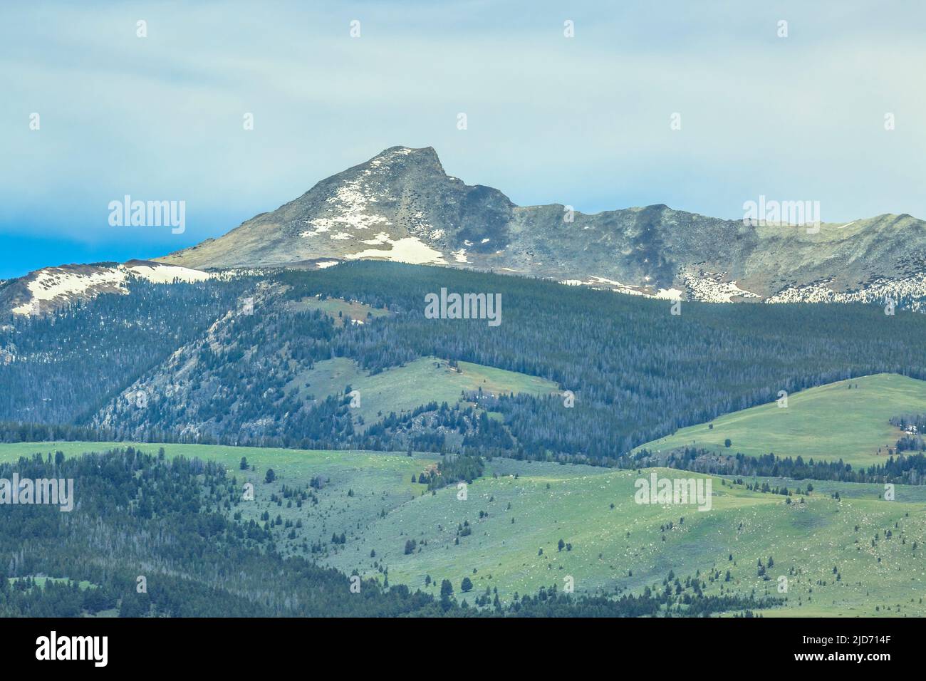 mount powell in the flint creek range near deer lodge, montana Stock ...