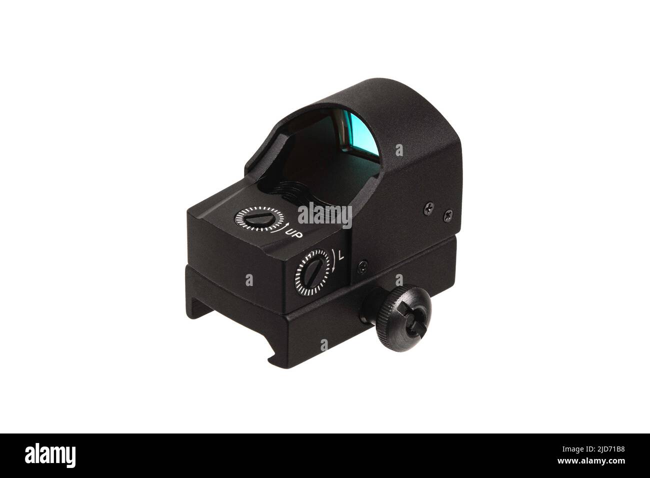 Modern optical collimator sight. Aiming device for shooting at short ...