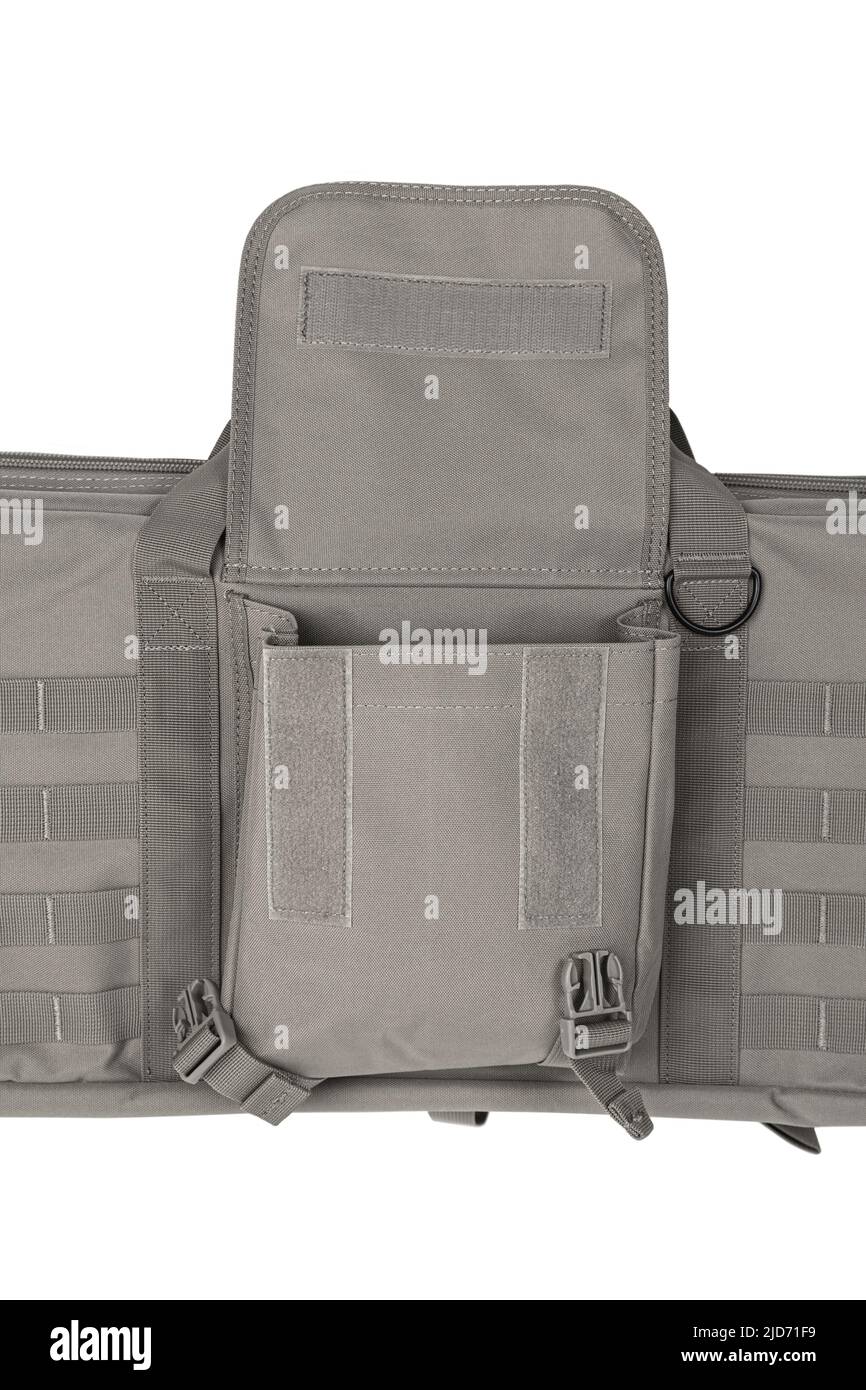 Soft light beige gun case with extra pockets. Bag for storing and ...