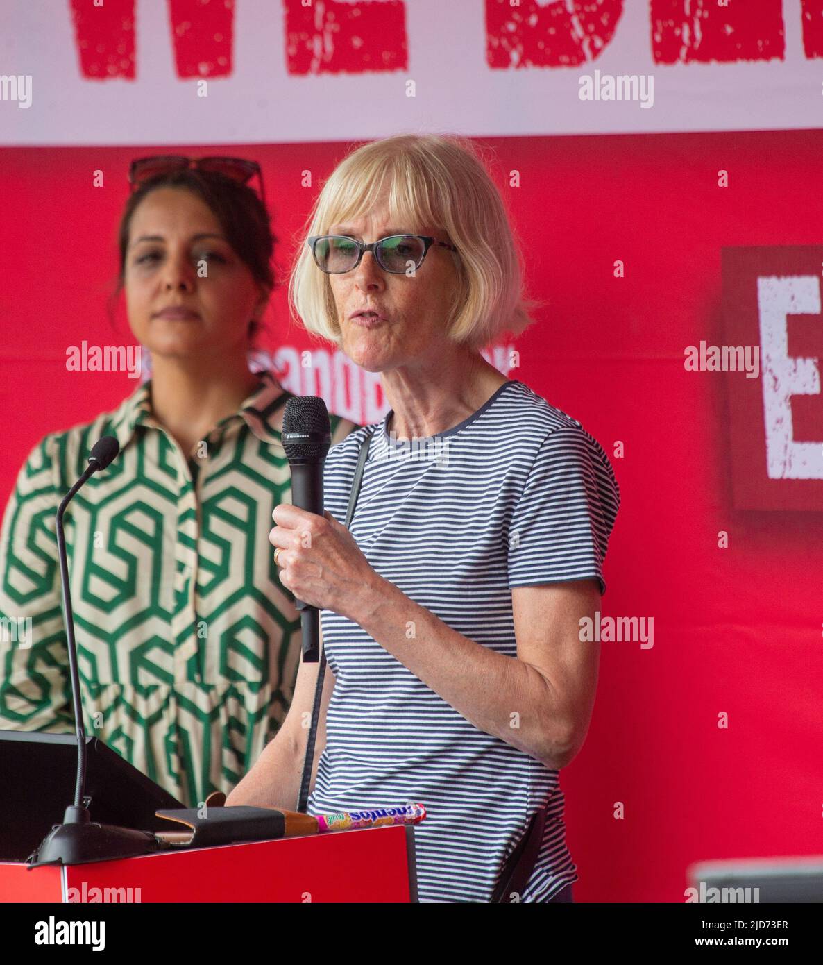 London, England, UK. 18th June, 2022. President of Trade Unions ...