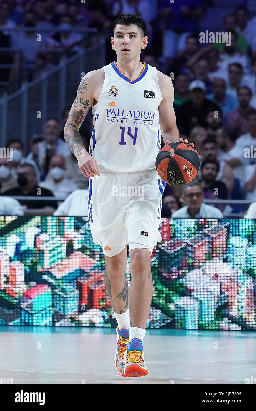Real Madrid Baloncesto's Gabriel Deck during Liga Endesa ACB 3rd Final ...