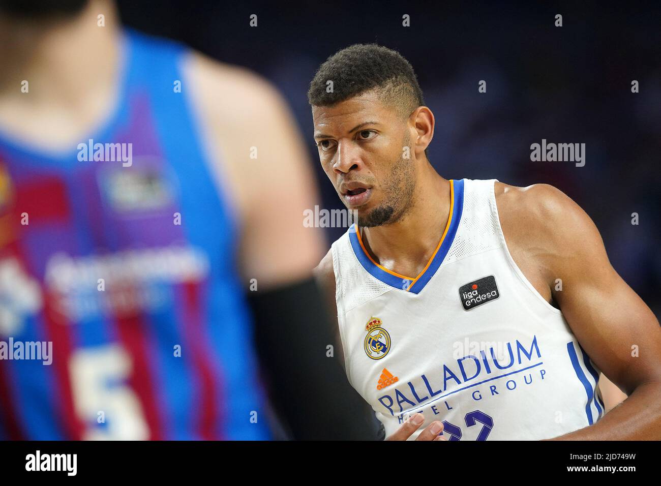Real Madrid Baloncesto's Edy Tavares during Liga Endesa ACB 3rd Final ...