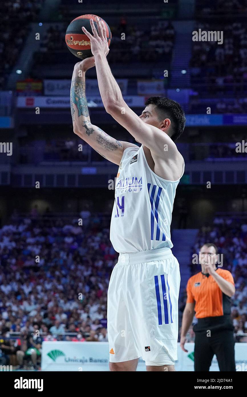 Real Madrid Baloncesto's Gabriel Deck during Liga Endesa ACB 3rd Final ...