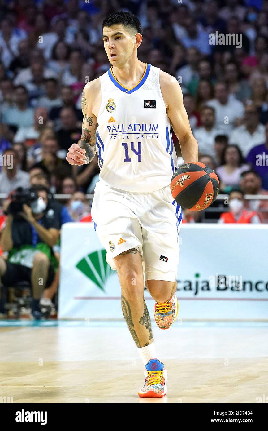 Real Madrid Baloncesto's Gabriel Deck during Liga Endesa ACB 3rd Final ...