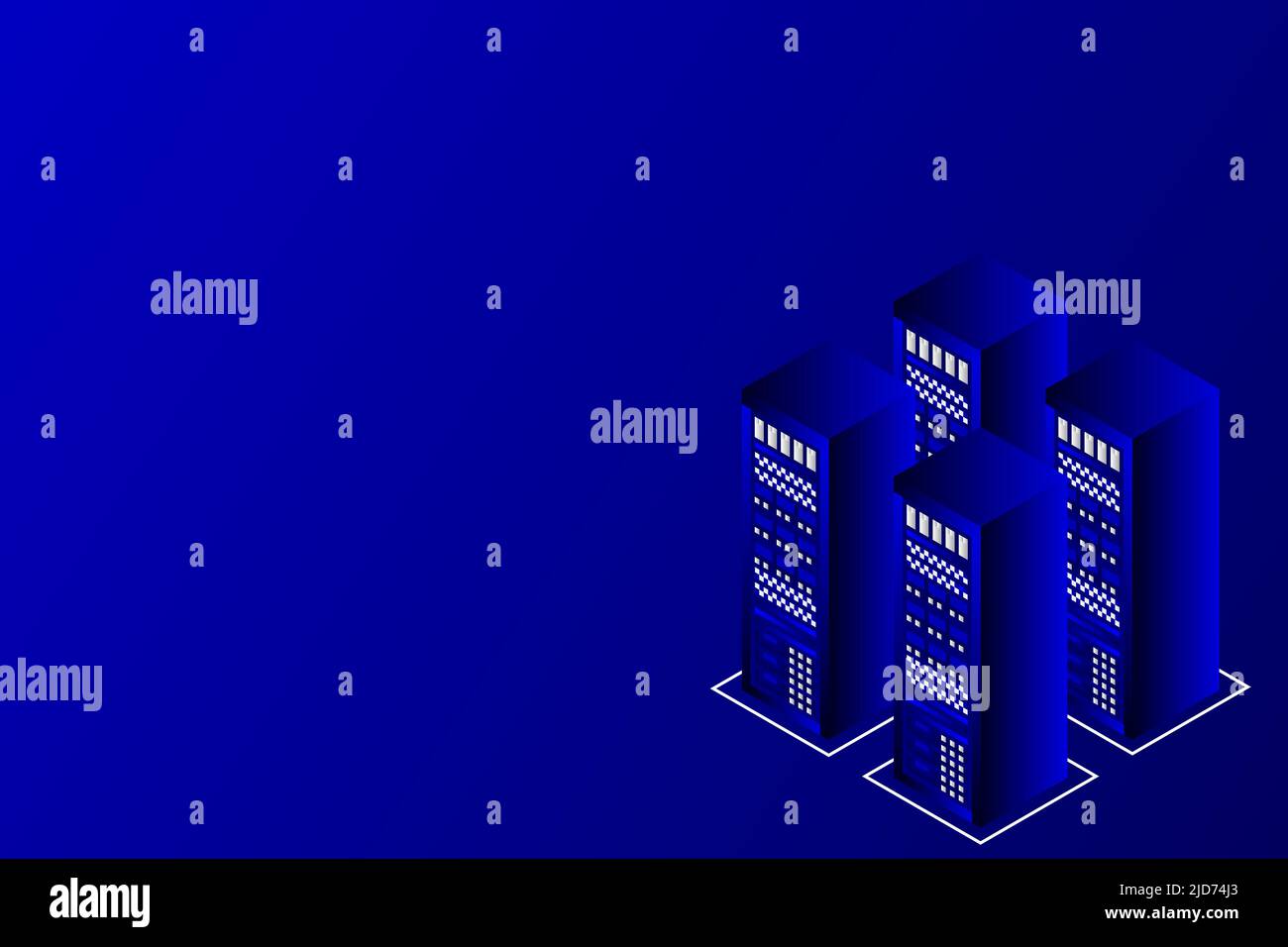 Mainframe, powered server, high technology concept, data center, cloud ...