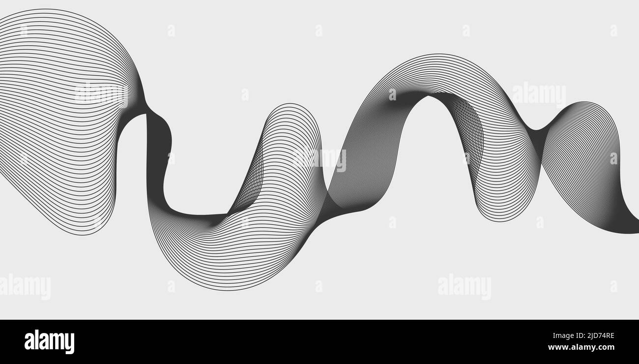 Abstract wave element for design. Digital frequency track equalizer ...