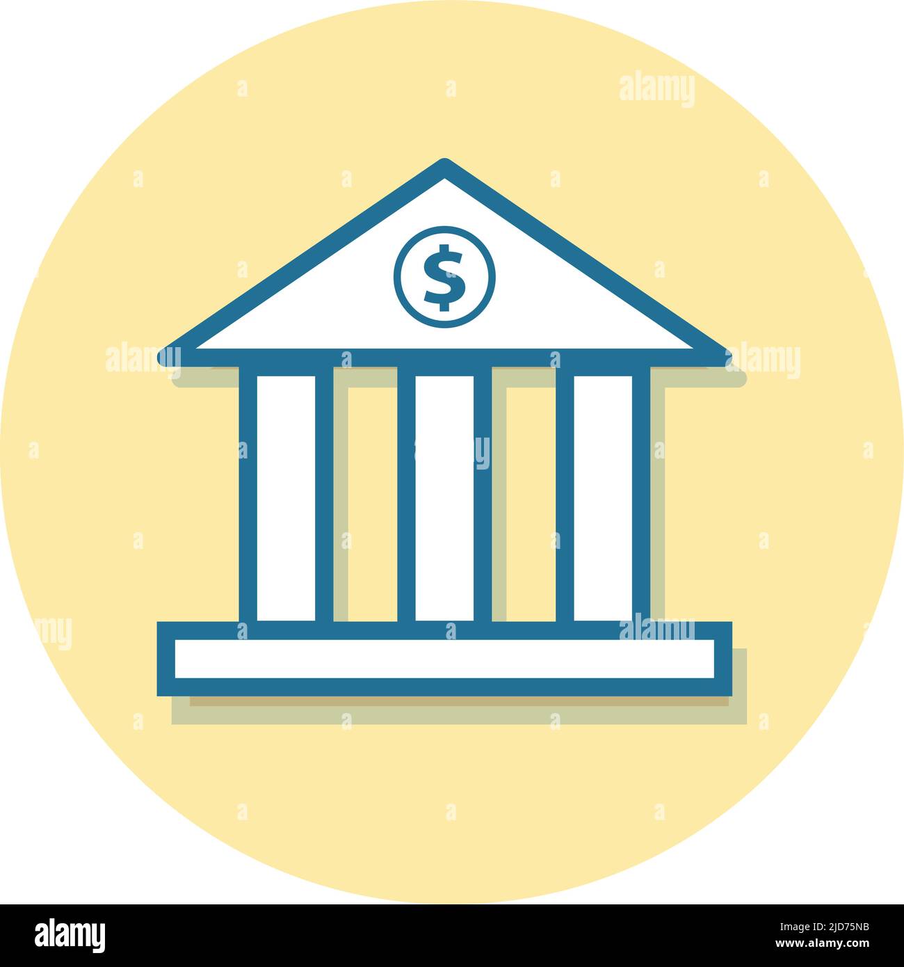 Bank icon hi-res stock photography and images - Alamy
