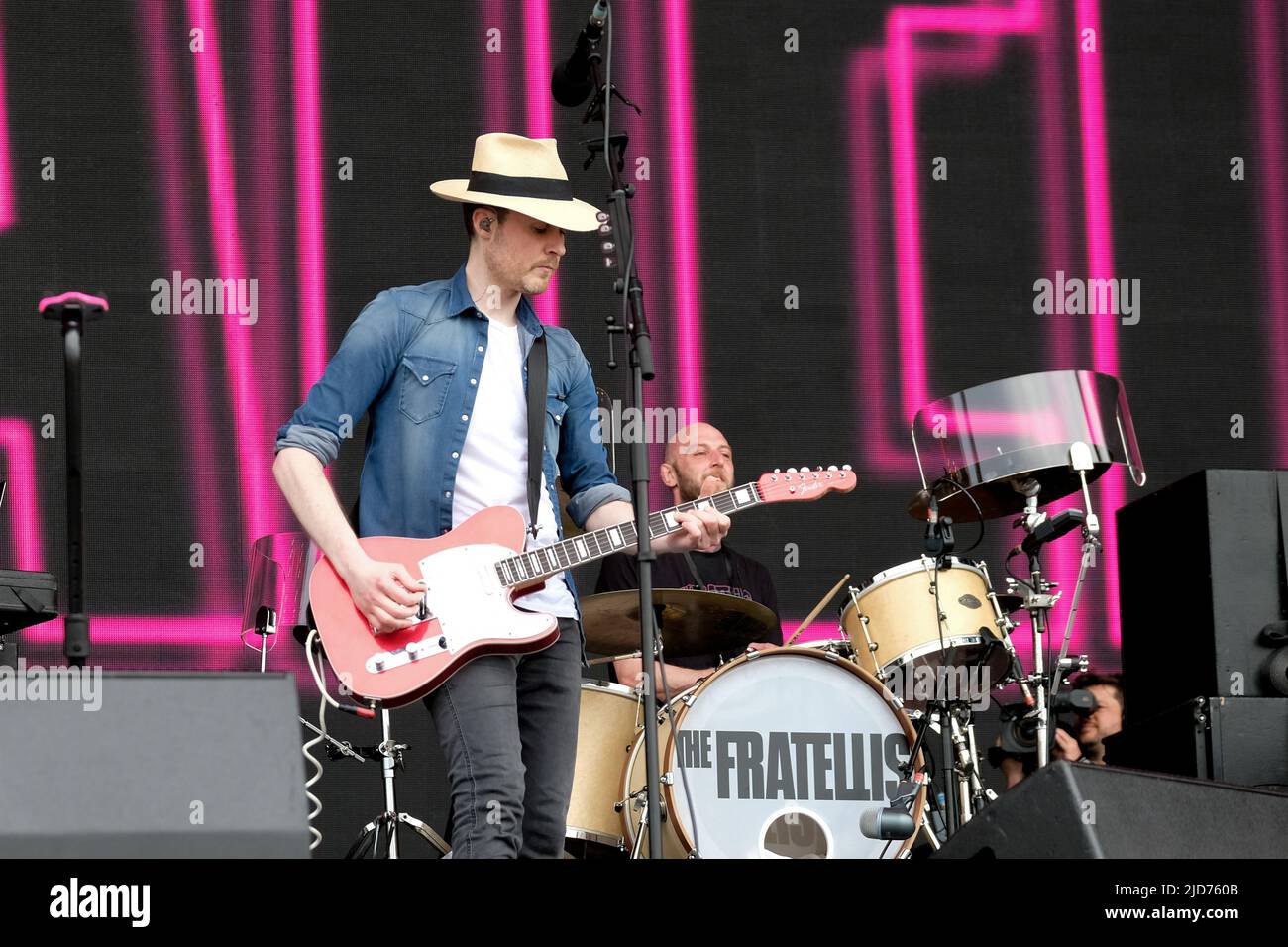 Lead vocalist, guitarist and keyboard player Jon Fratelli born John ...