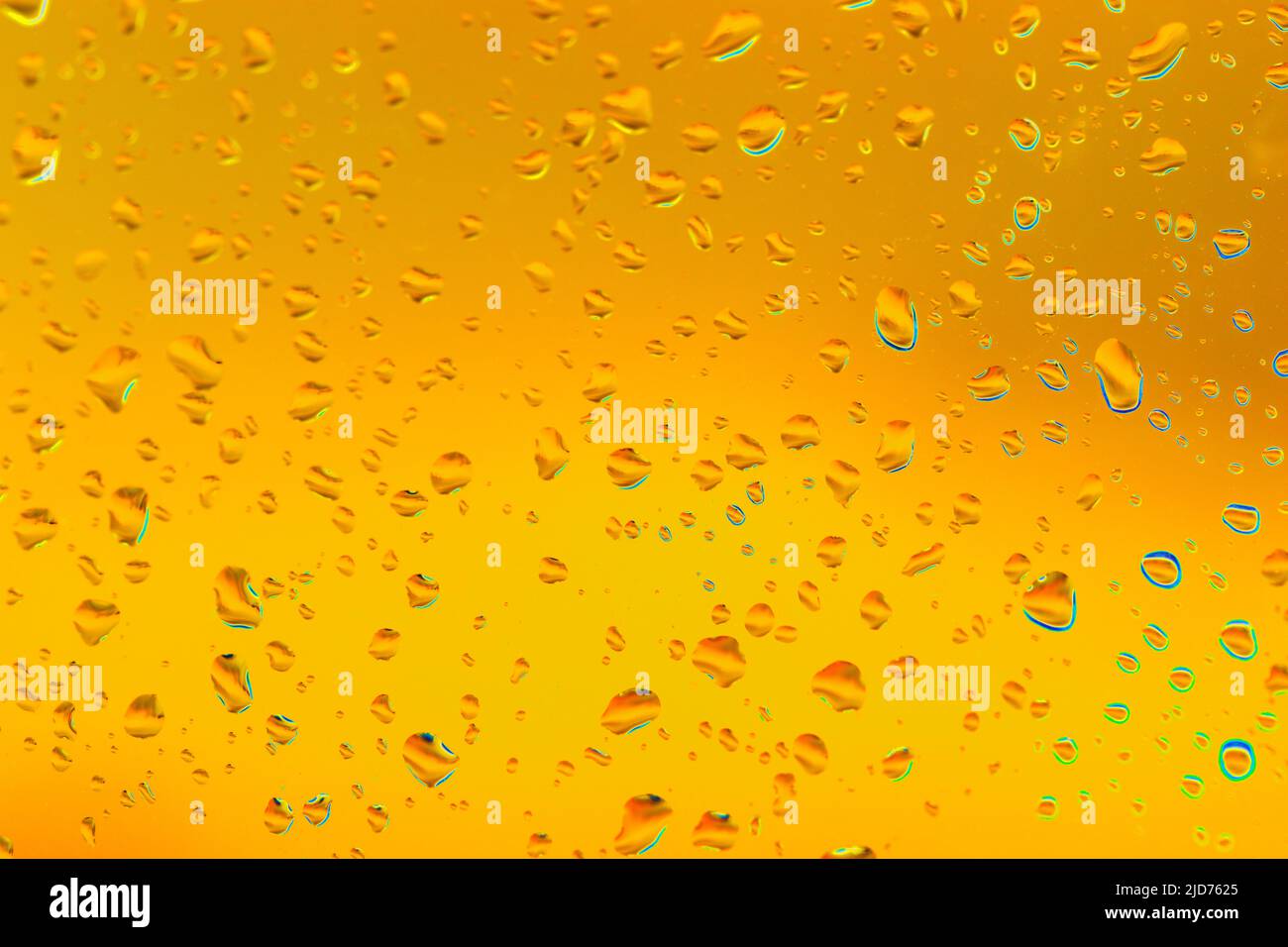 Beer droplets on the glass background . Condensation at transparent ...
