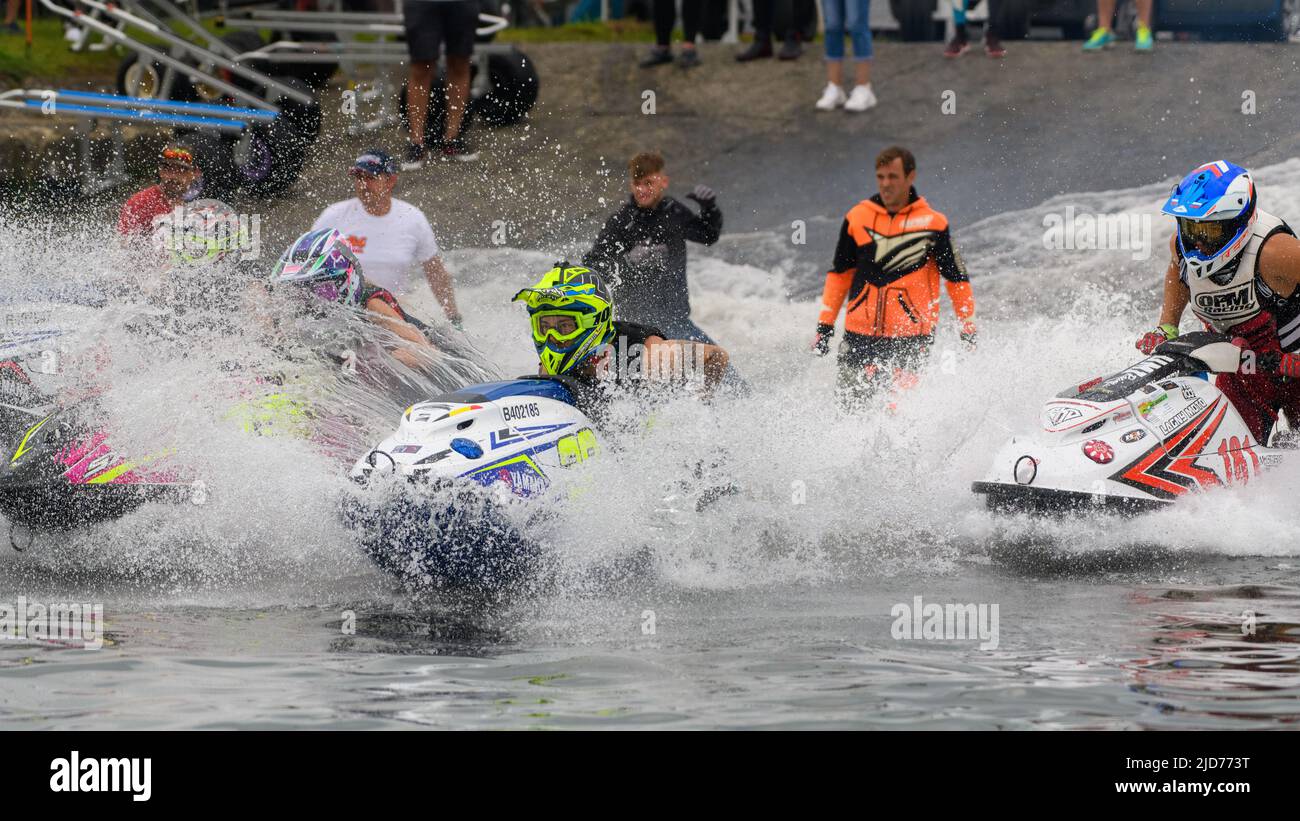 IJSBA EUROPE, JET SKI RACE 2021, In Mons, Belgium Stock Photo - Alamy