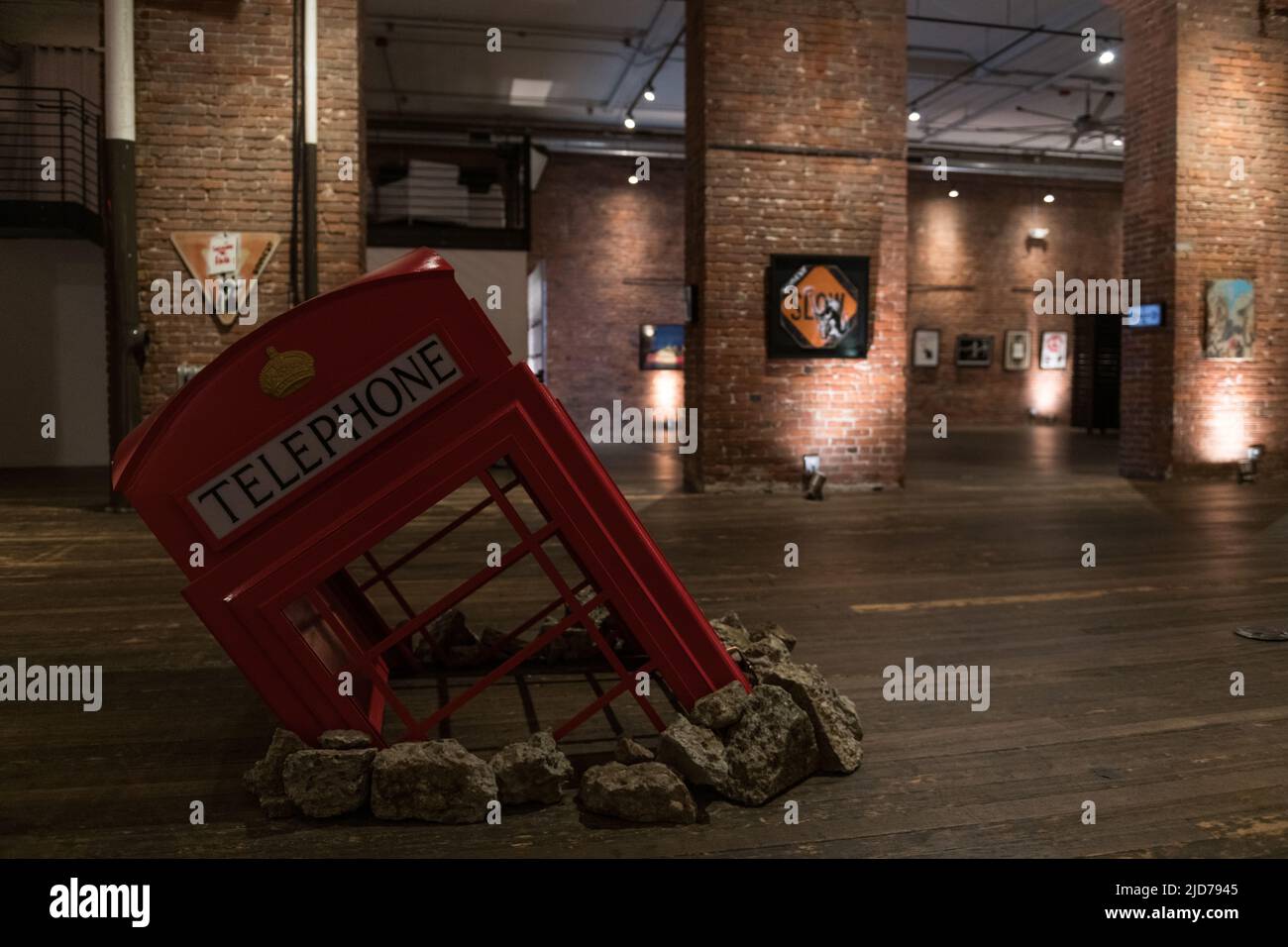 Seattle, USA. 8 Jun, 2022. BanksyLand Unauthorized and Unmasked ...