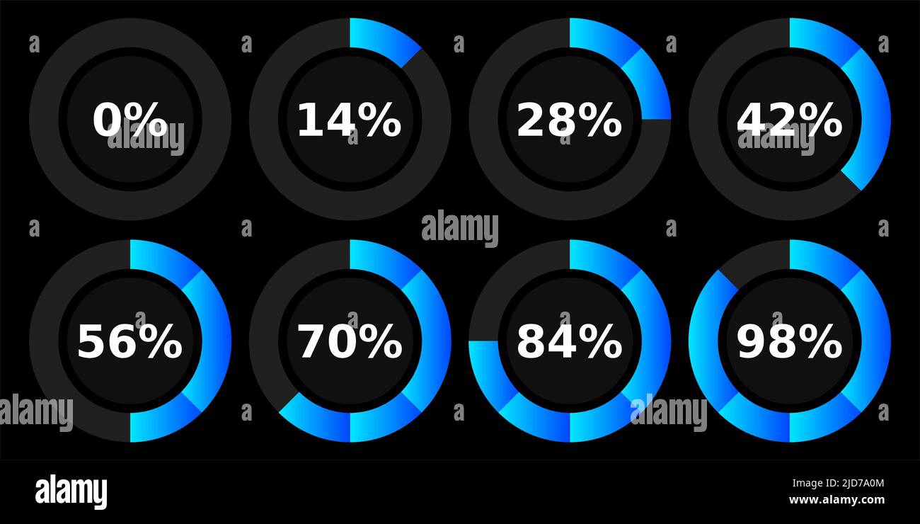 Abstract composition. Loading bar element icon. Creative web design download timer. Users ...