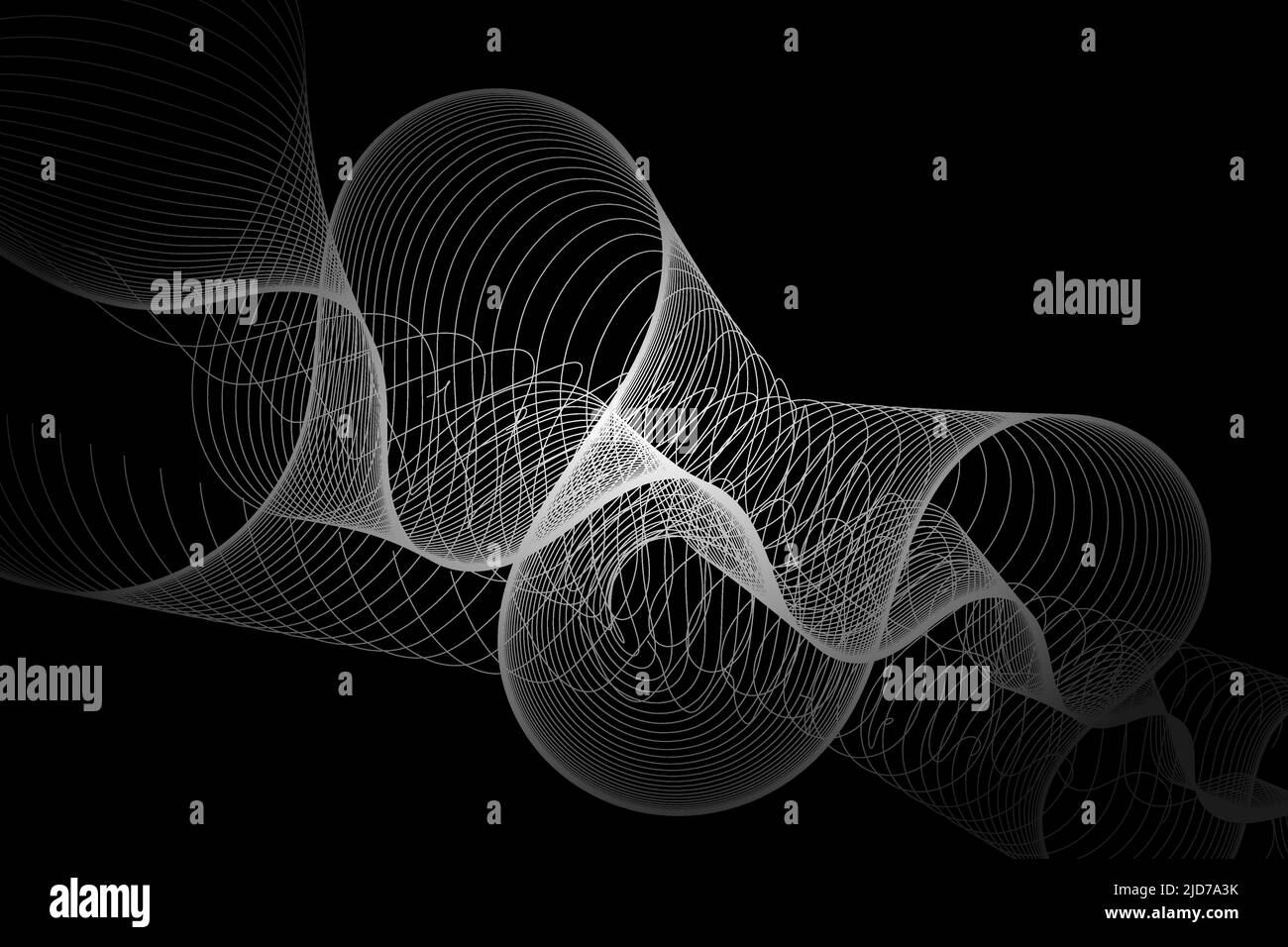 Abstract wave element for design. Digital frequency track equalizer ...