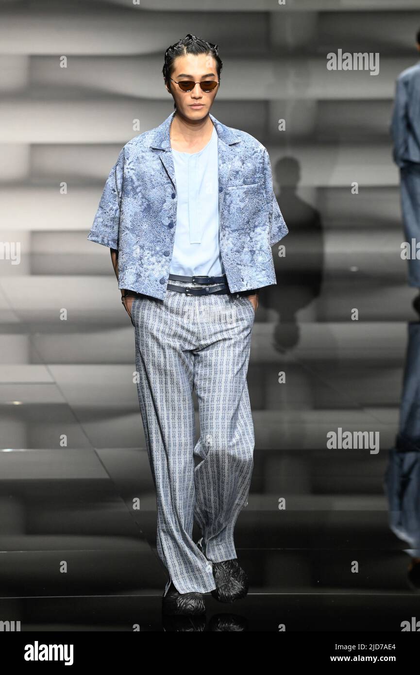 Milan, Italy. 18th June, 2022. Milan, Men Fashion Week, Spring Summer ...