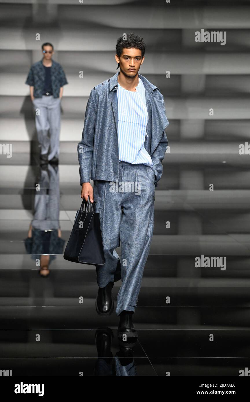 Milan, Italy. 18th June, 2022. Milan, Men Fashion Week, Spring Summer ...