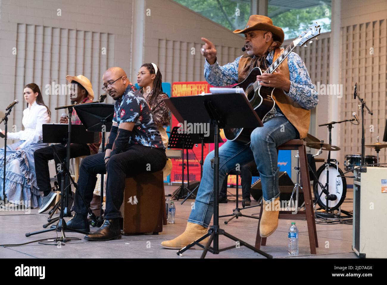 Marcus garvey park amphitheater hi-res stock photography and images - Alamy