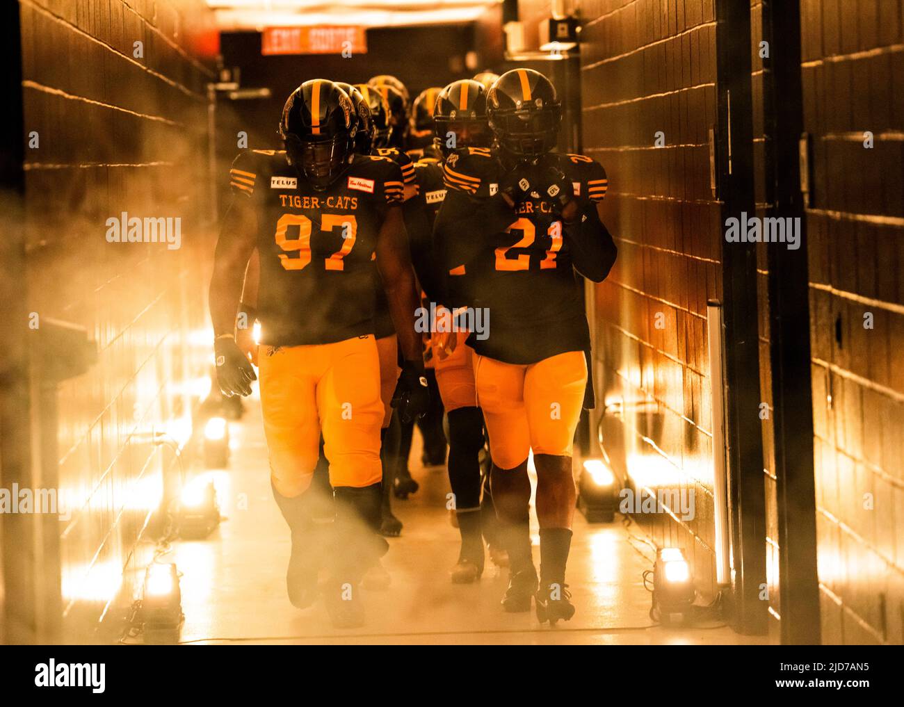 June 18, 2022, Hamilton, ON, CANADA: Hamilton Tiger-Cats' Ted Laurent ...