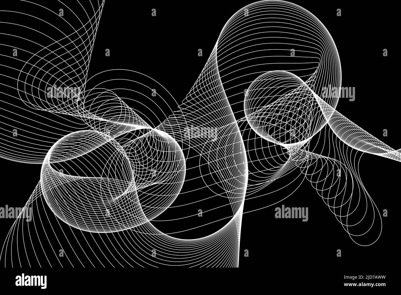 Abstract wave element for design. Digital frequency track equalizer ...