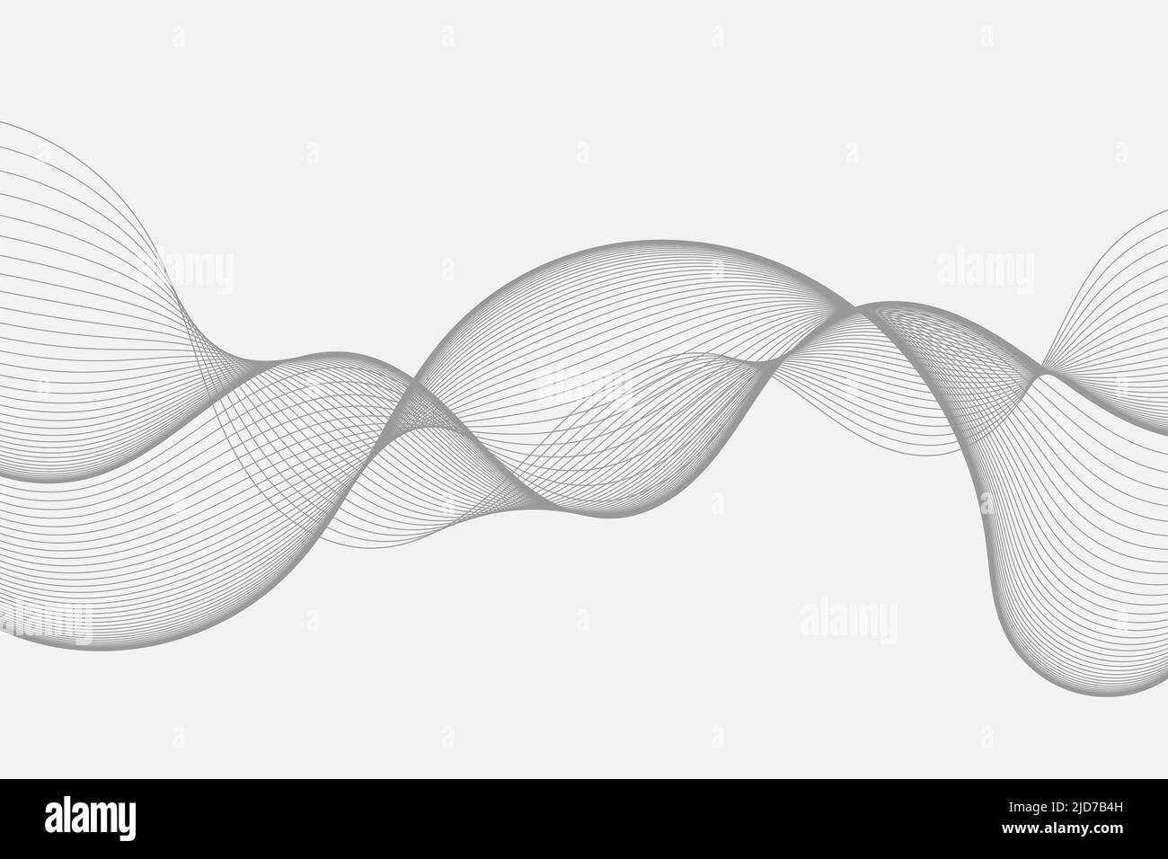 Abstract wave element for design. Digital frequency track equalizer. Stylized line art ...