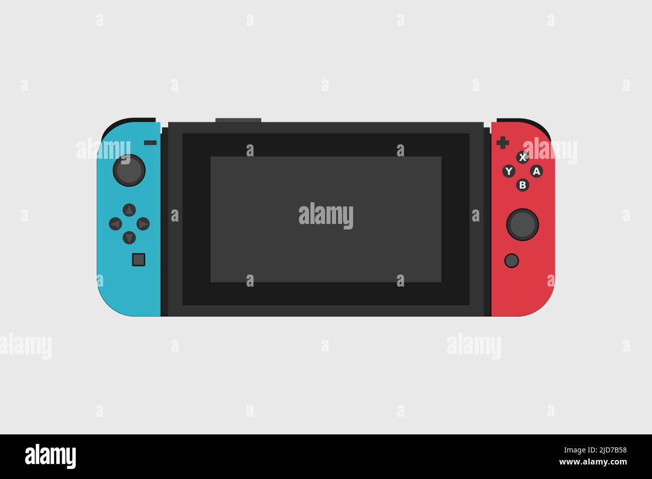 Vector Joystick game controller. Gamepad Vector Illustration. Video Game Stick Illustration ...