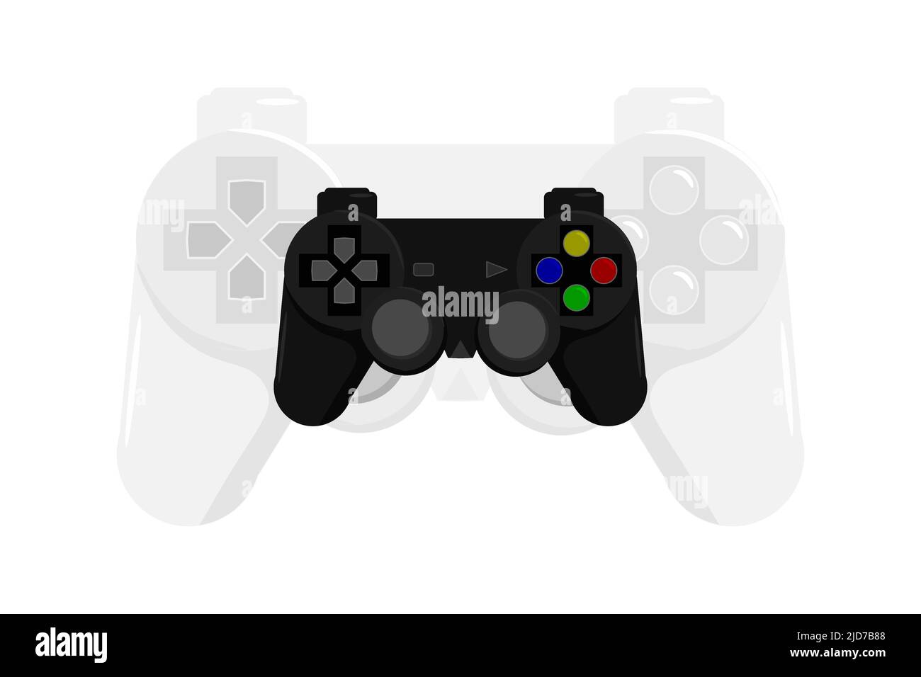 Vector Joystick game controller. Gamepad Vector Illustration. Video ...