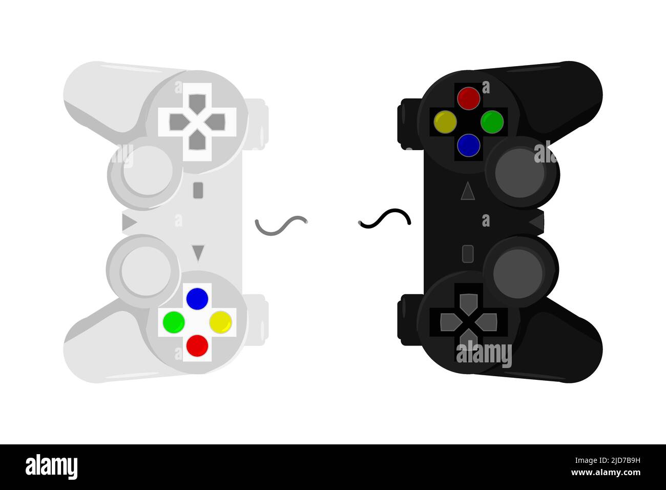 Vector Joystick game controller. Gamepad Vector Illustration. Video ... Vector Joystick game controller. Gamepad Vector Illustration. Video ...