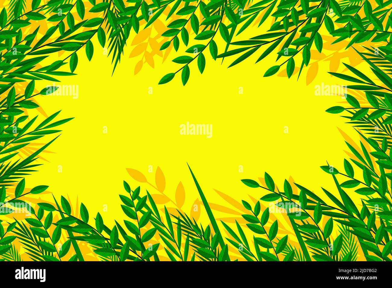 tropical leaves patterned background vector illustration Stock Vector ...