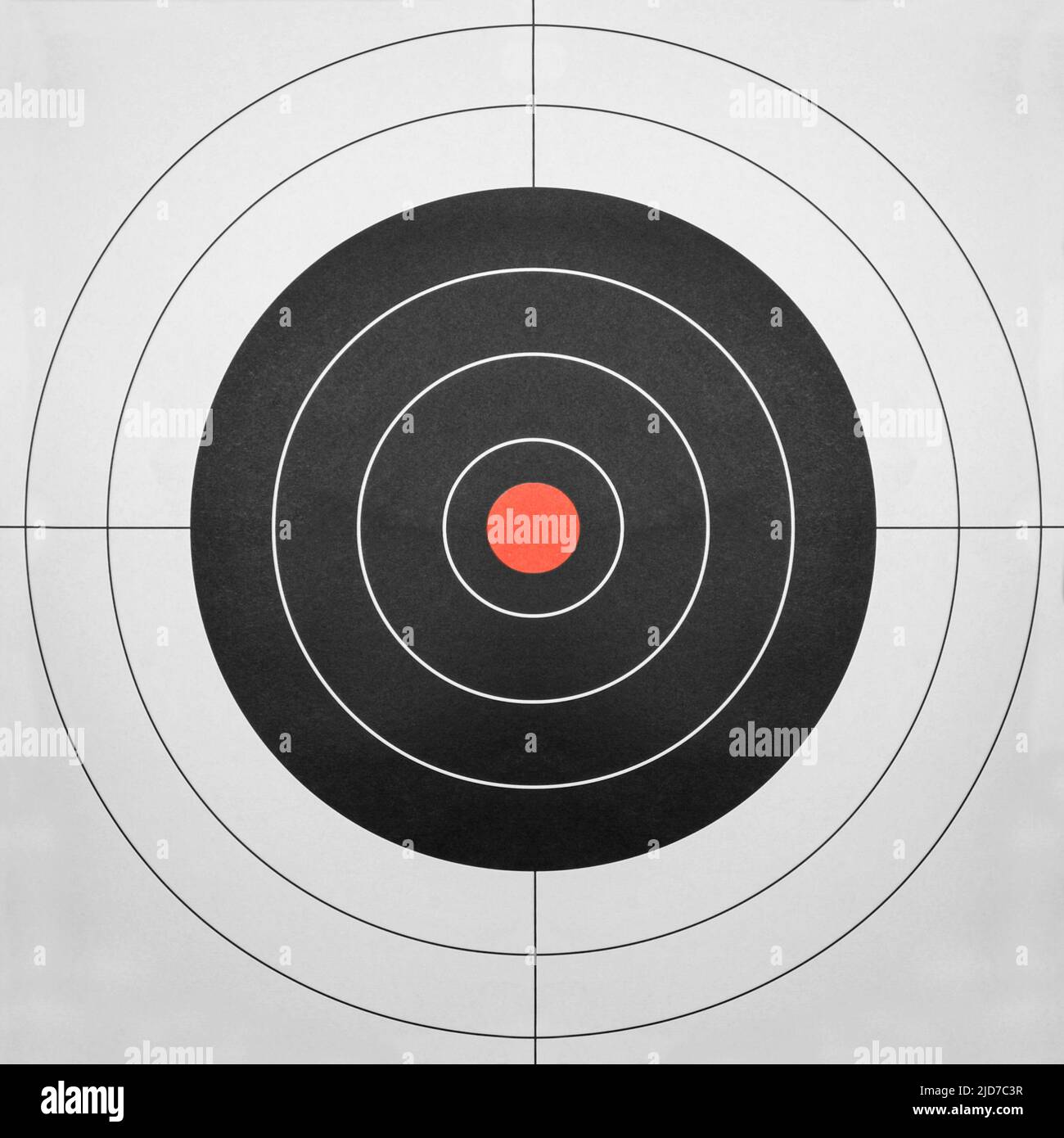 Blank target at a gun range Stock Photo - Alamy