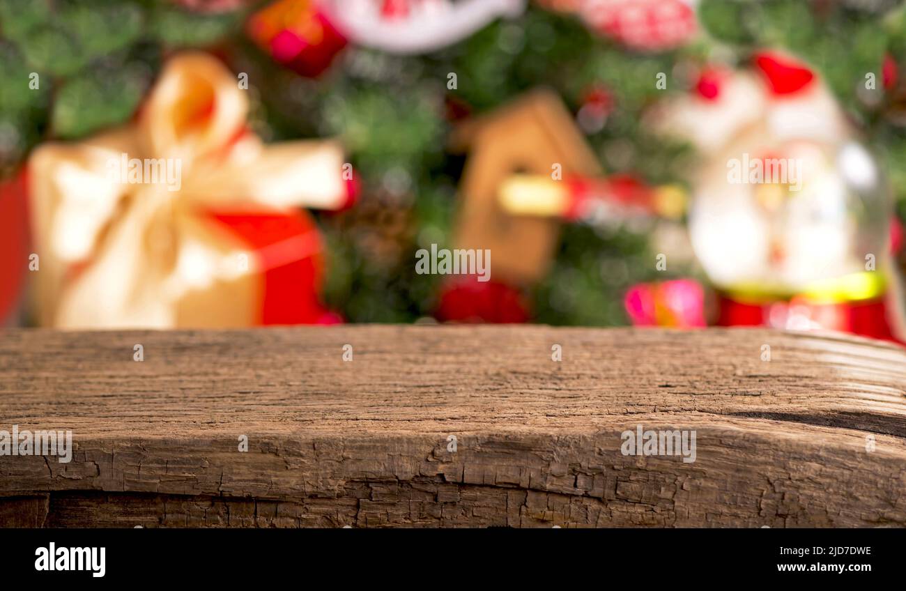 Christmas scene with tree gifts and fire in background Stock Photo - Alamy