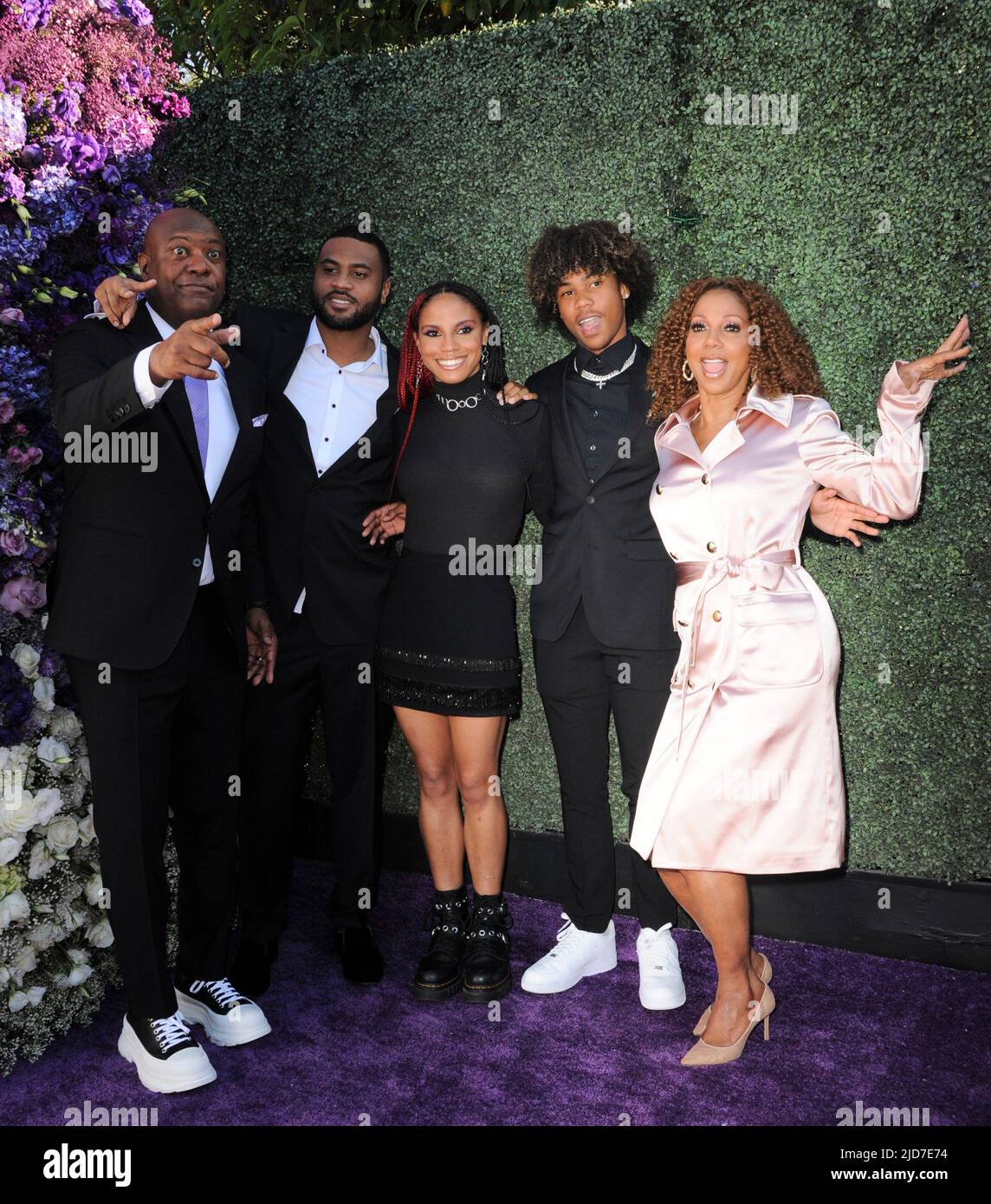 Los Angeles, CA. 18th June, 2022. RJ Peete, Ryan Peete, Roman Peete ...