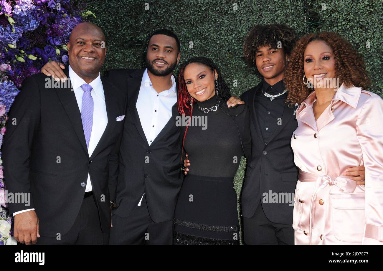 Los Angeles, CA. 18th June, 2022. RJ Peete, Ryan Peete, Roman Peete ...