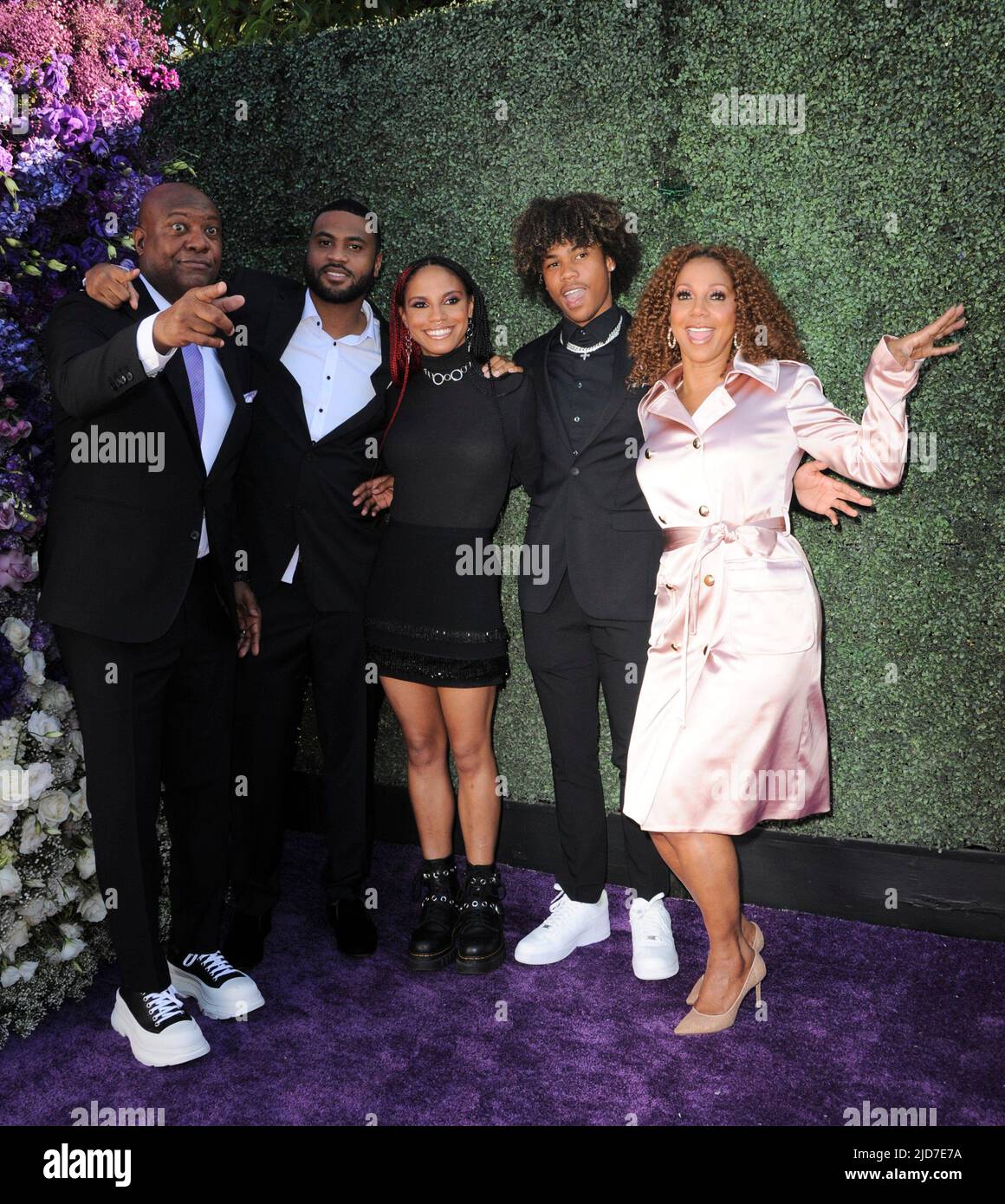 Los Angeles, CA. 18th June, 2022. RJ Peete, Ryan Peete, Roman Peete ...