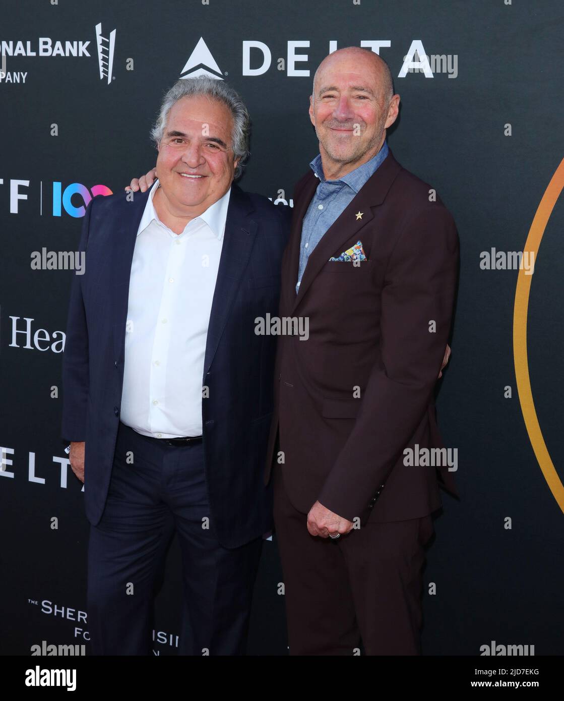 Hollywood, USA. 18th June, 2022. Bob Beitcher, Jim Gianopulos arrives ...