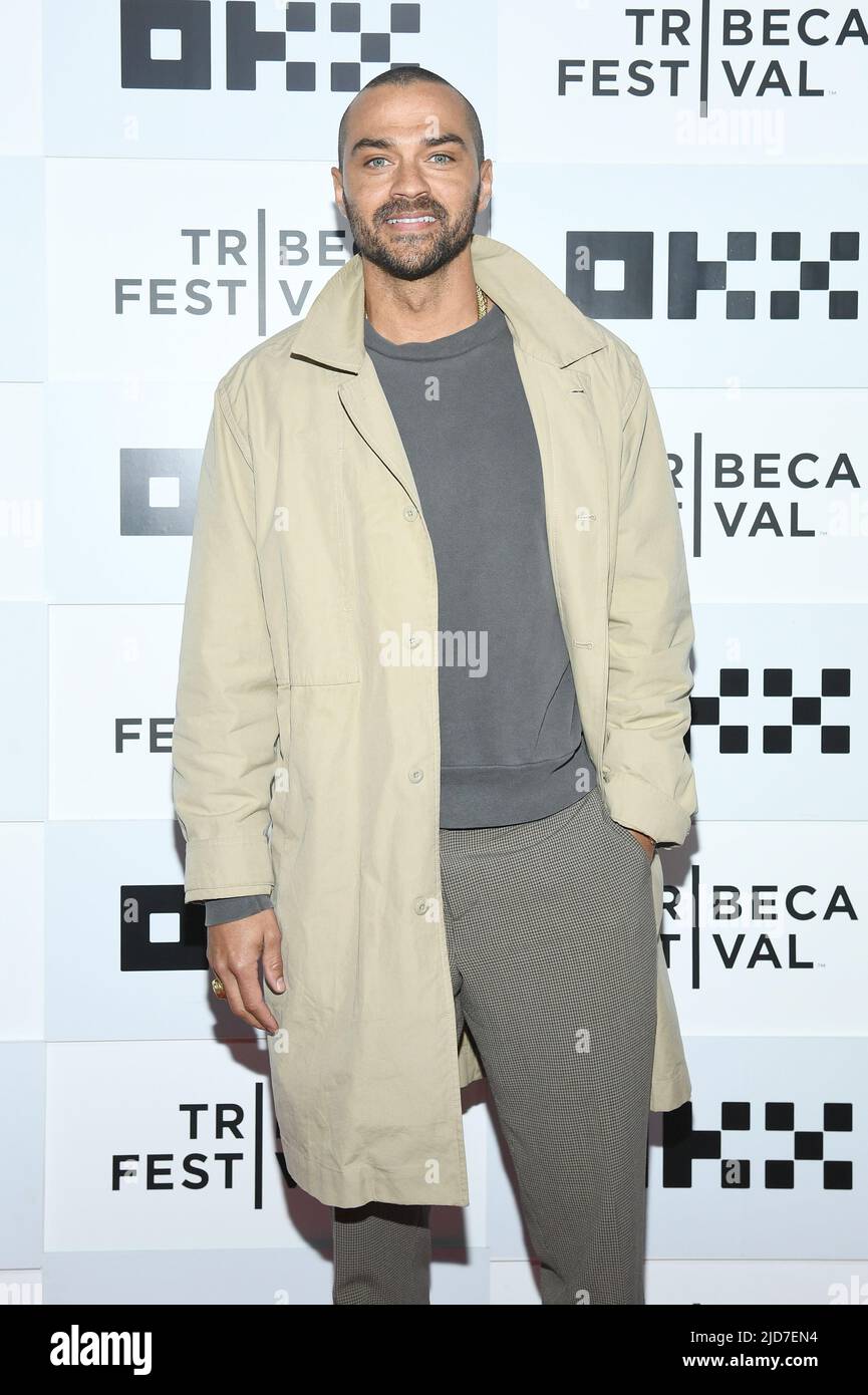 Actor Jesse Williams attends the "Loudmouth" Premiere during 2022 ...