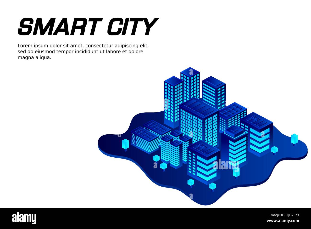 Isometric Future City. Real estate and construction industry concept. Virtual reality. Vector ...