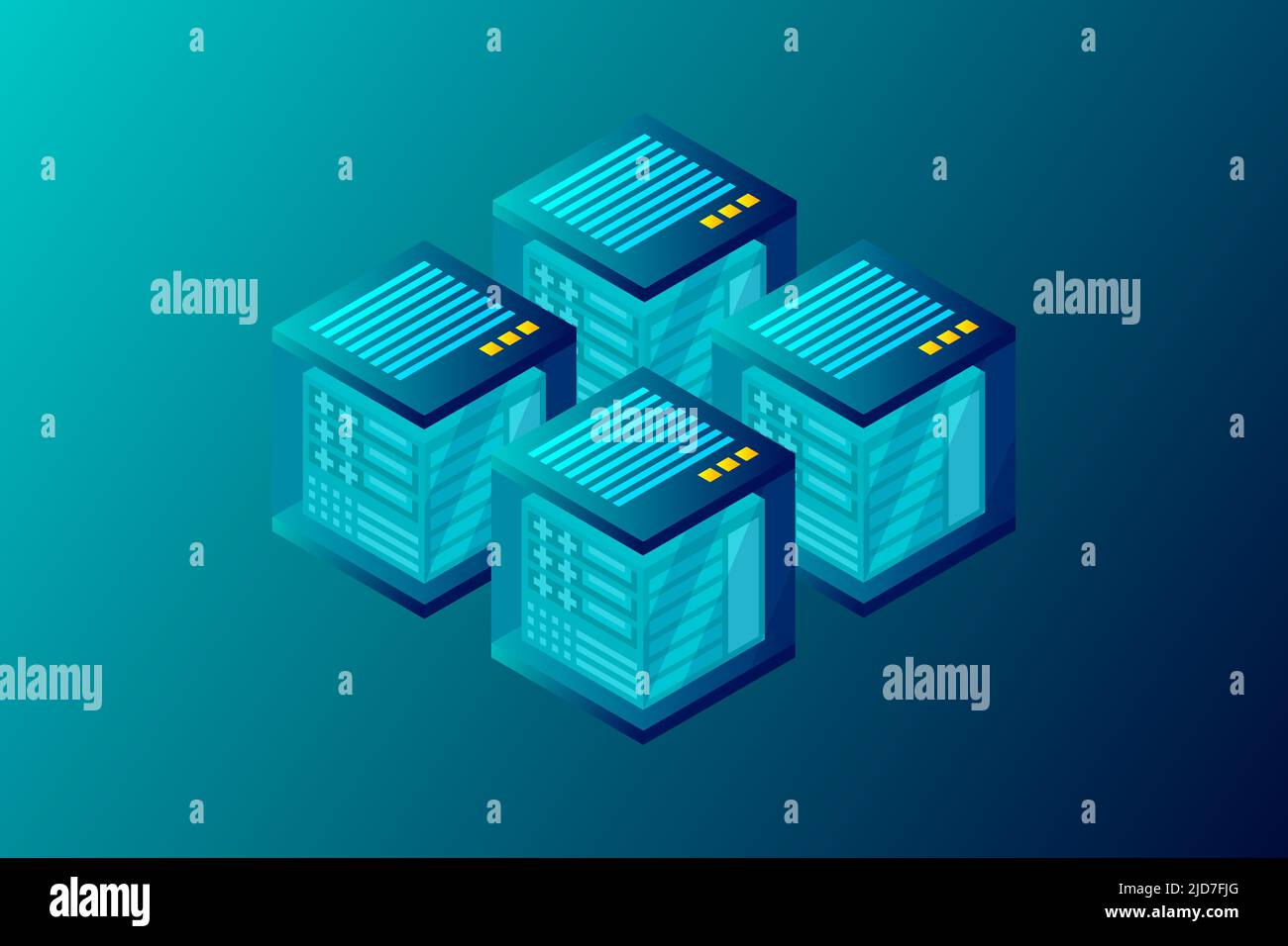 Mainframe, powered server, high technology concept, data center, cloud ...