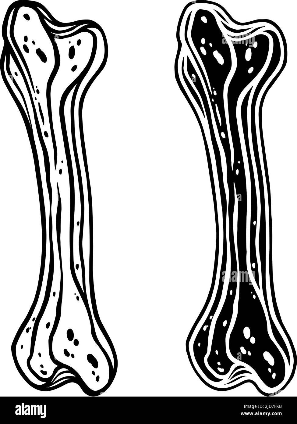 Bone icon art. Vector illustration Stock Vector Image & Art - Alamy