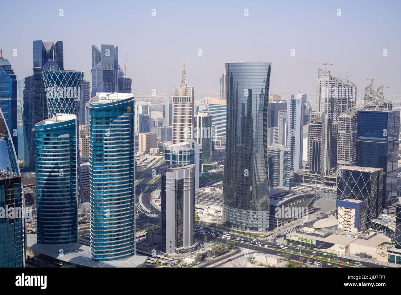 Doha desert aerial hi-res stock photography and images - Alamy