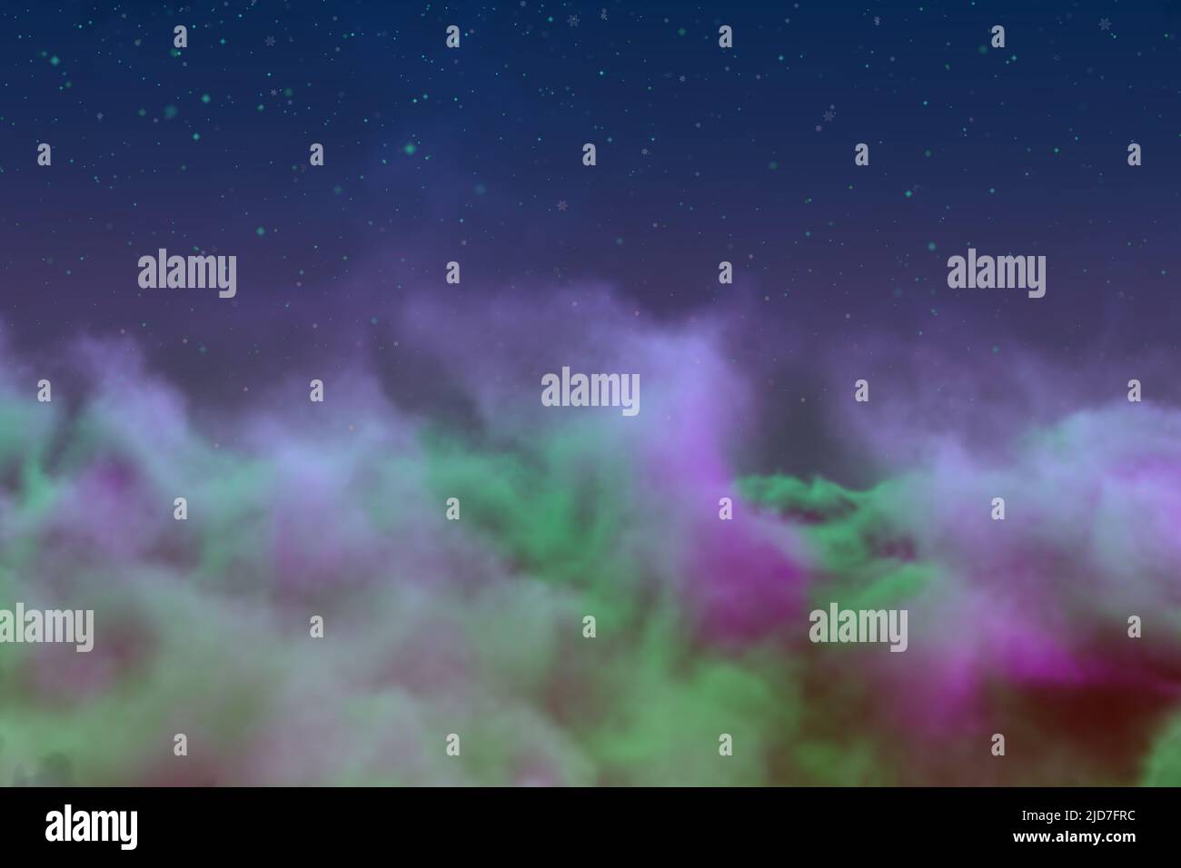 Abstract background creative illustration of cosmic mist concept with ...