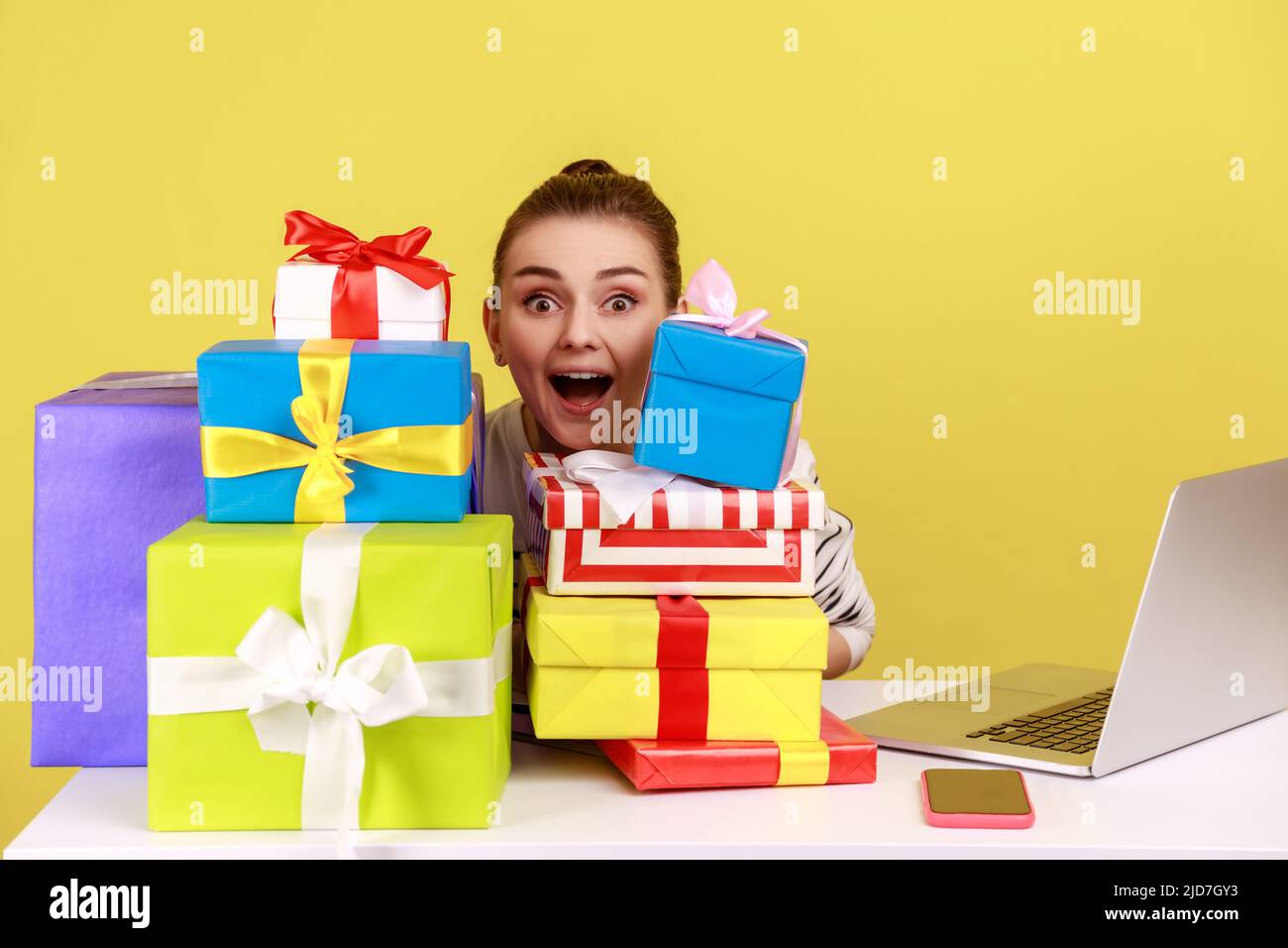 Laptop gift hi-res stock photography and images - Alamy