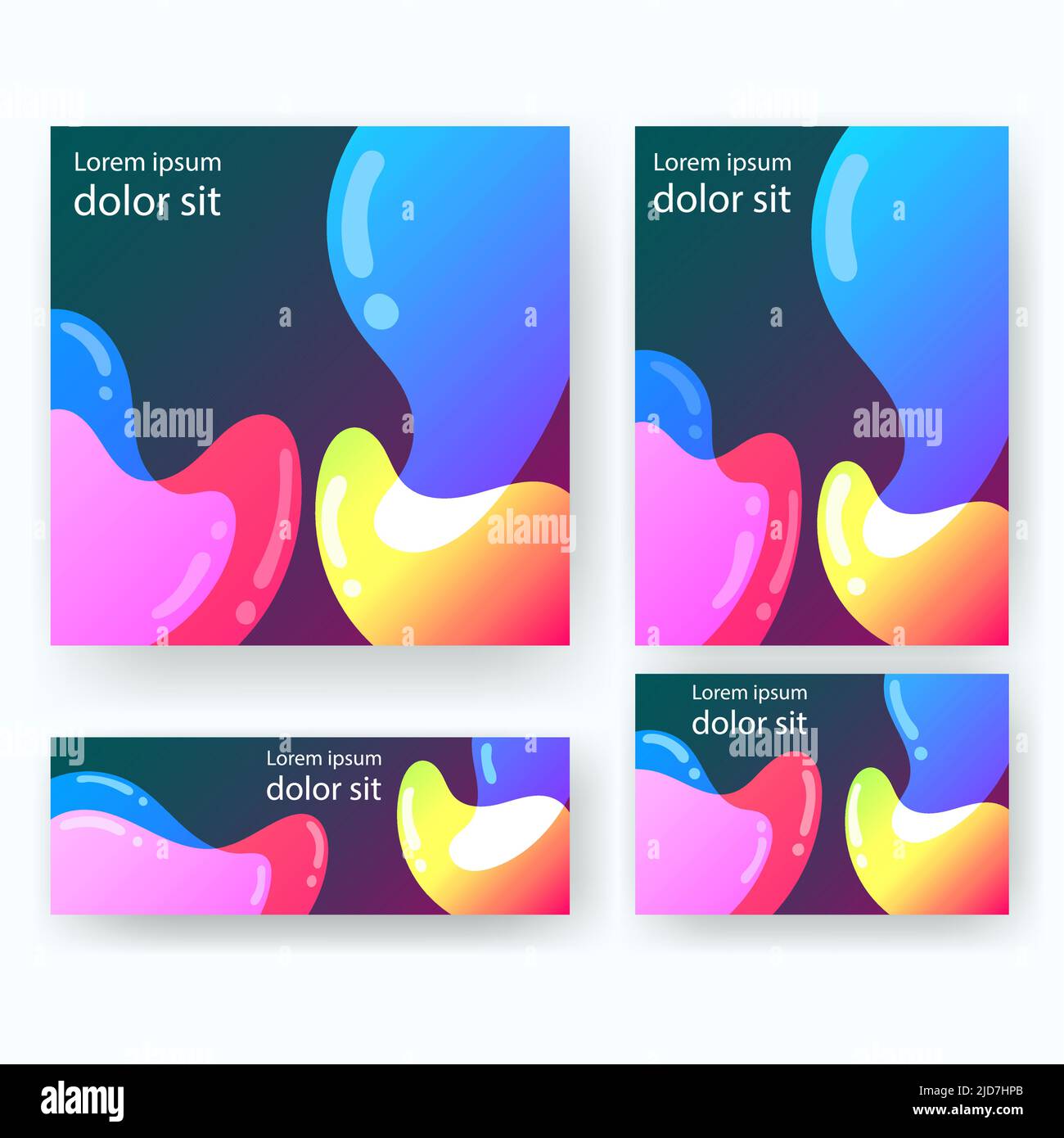 bubble art triangle pattern banner template Stock Vector Image & Art ...