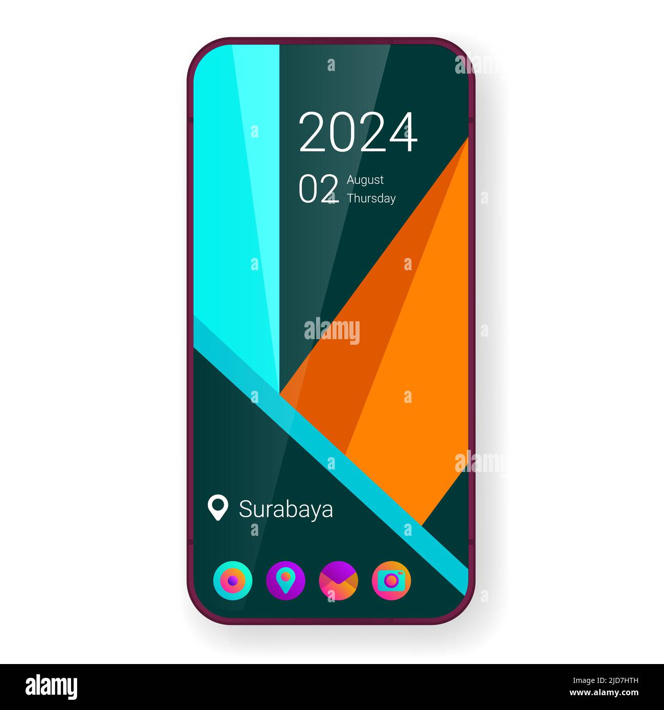 elegant home screen user interface Stock Vector Image & Art - Alamy